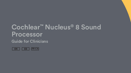 Cochlear Nucleus 5 Instruction Manual
